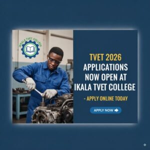 Ikhala TVET College 2026 Applications Now Open – Apply Online Today | Govnet